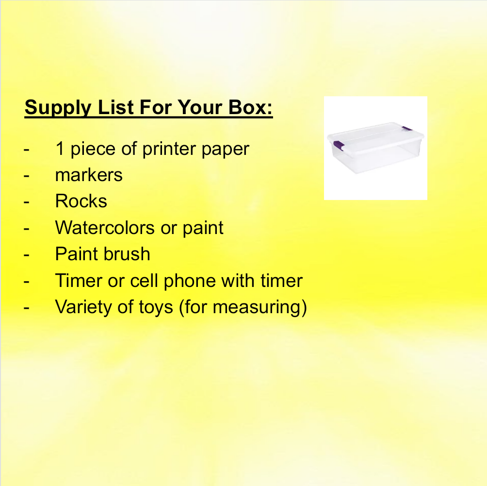 Week 12: Lots in a Box - Annie's Classroom