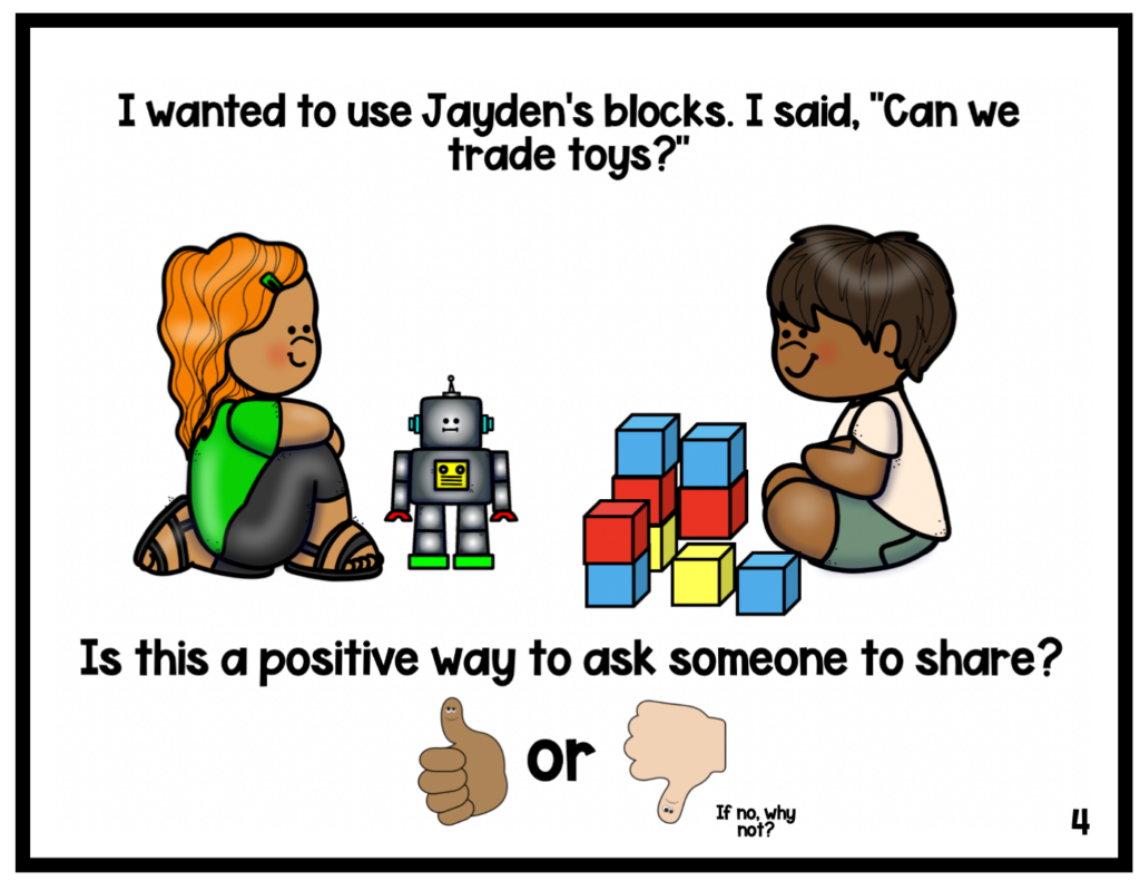 Social Emotional & Social Skills Lesson on Sharing - Annie's Classroom