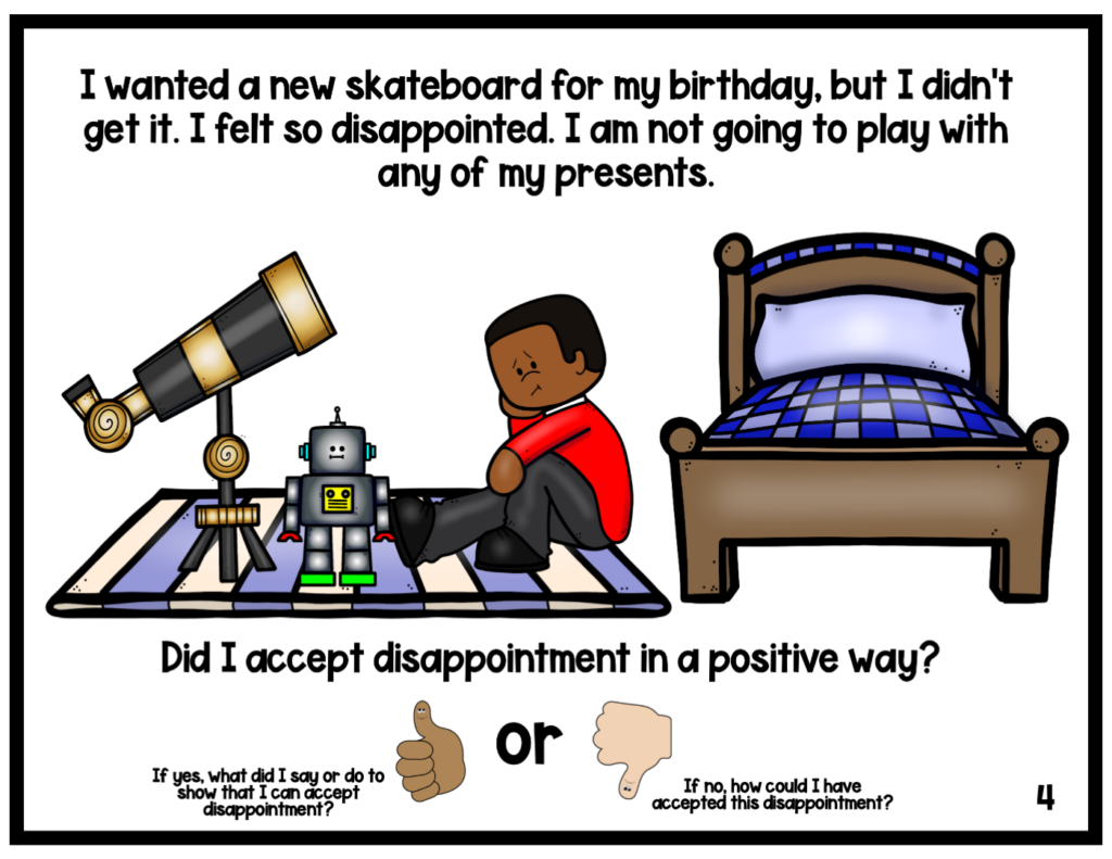 Social Emotional Learning Lesson On Accepting Disappointment - Annie's ...