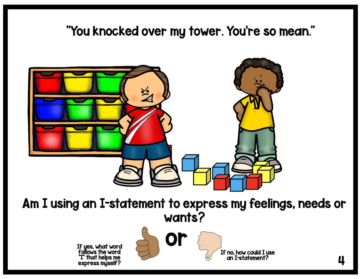 I-Statements Social Emotional Learning Lesson - Annie's Classroom