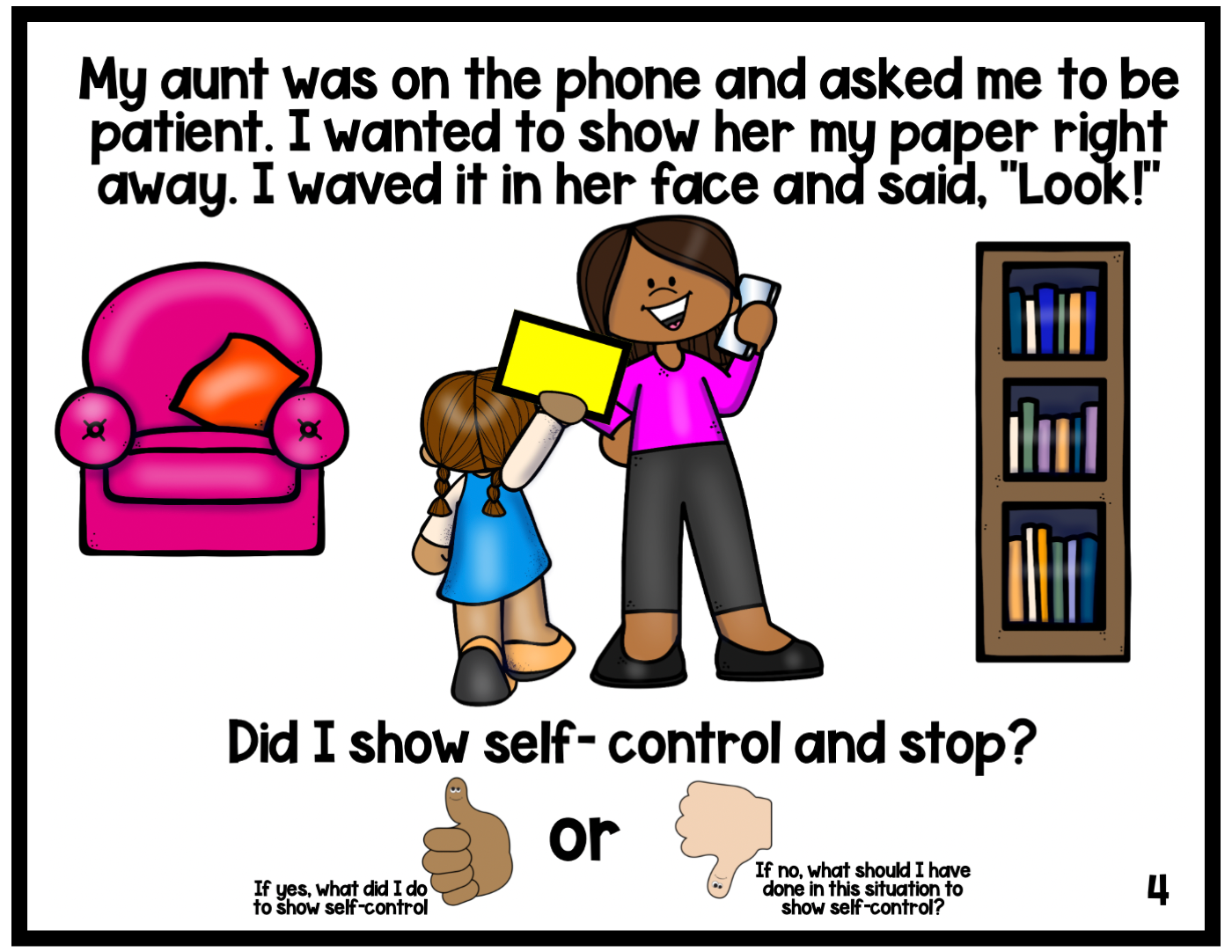 Self-Control Social Emotional Learning Lesson & Activities - Annie's ...