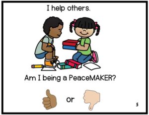 PeaceMAKER or PeaceBREAKER- Social Emotional Learning Game- Self ...