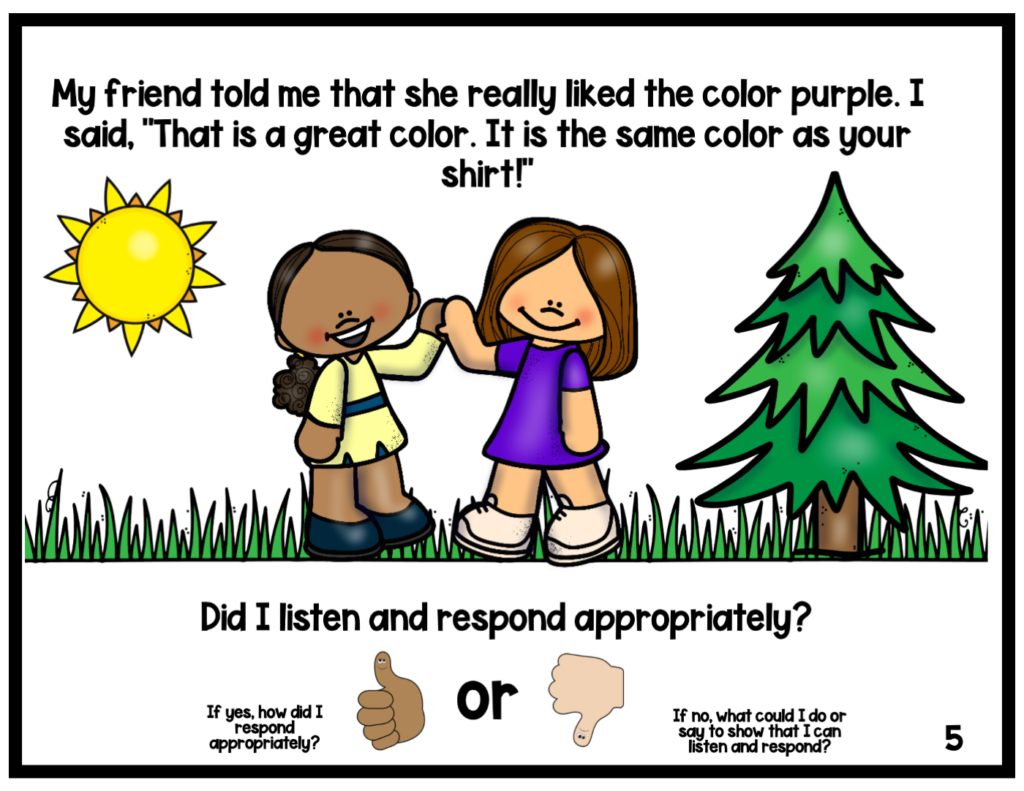 Listening Skills Social Emotional Learning Lesson - Annie's Classroom