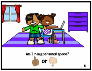 Personal Space Social Emotional Learning Lesson - Annie's Classroom