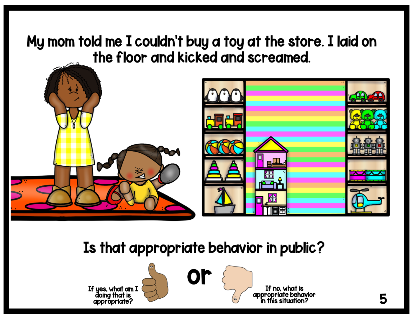 Behavior Management In Public Places Social Emotional Lesson - Annie's ...