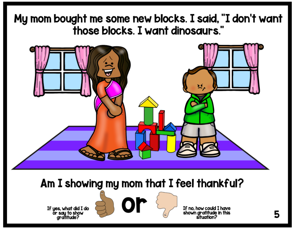 Teaching Gratitude - Social Emotional Learning Lesson For Children ...