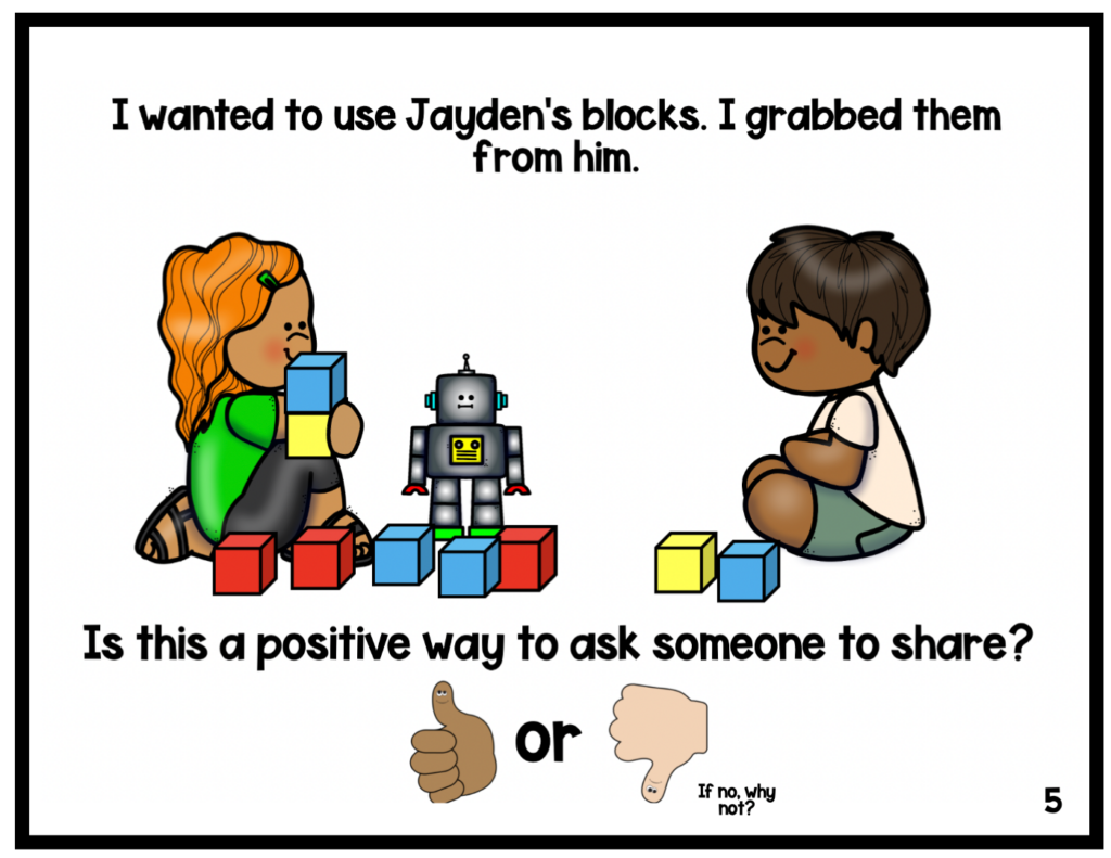 Social Emotional & Social Skills Lesson on Sharing - Annie's Classroom