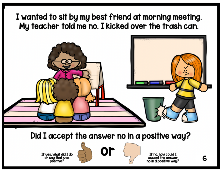 Accepting The Answer No Social Emotional Learning Lesson - Annie's ...