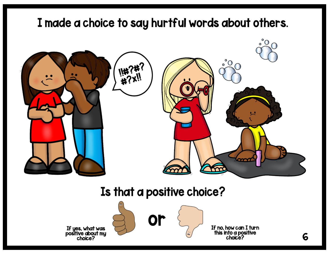Positive Choices | Social Emotional Learning Lesson - Annie's Classroom
