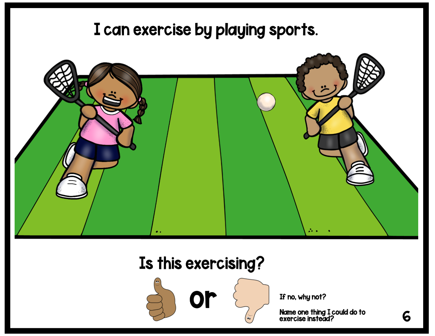 Social Emotional Learning Lesson On Exercise & Fitness - Annie's Classroom