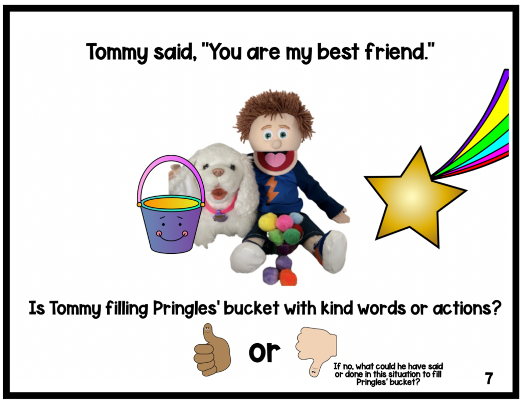 Social Emotional Learning & Social Skills Lesson On Being A Bucket ...