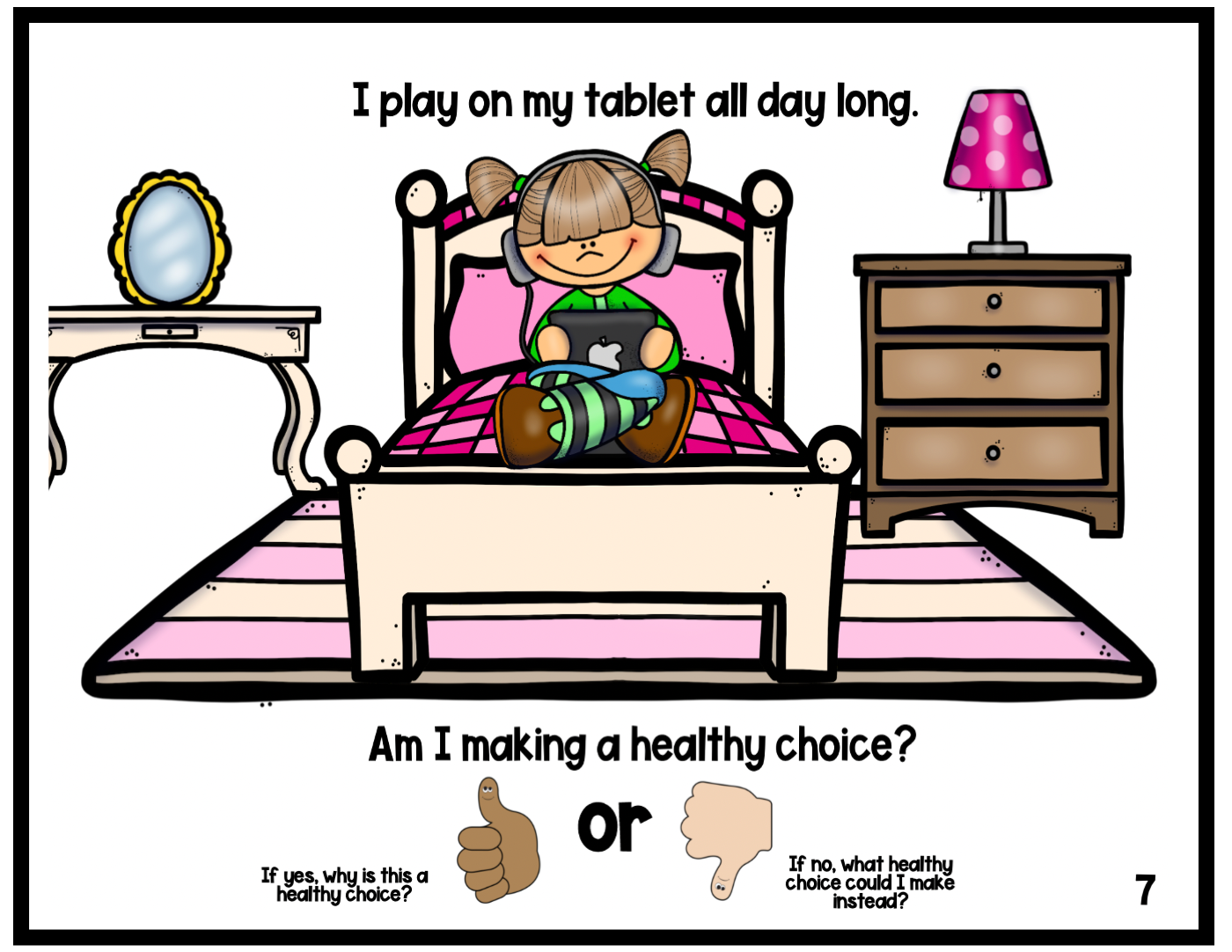 Making Healthy Choices Social Emotional Learning Lesson For Children ...