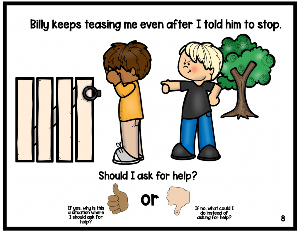Asking For Help Social Emotional Learning Lesson - Annie's Classroom