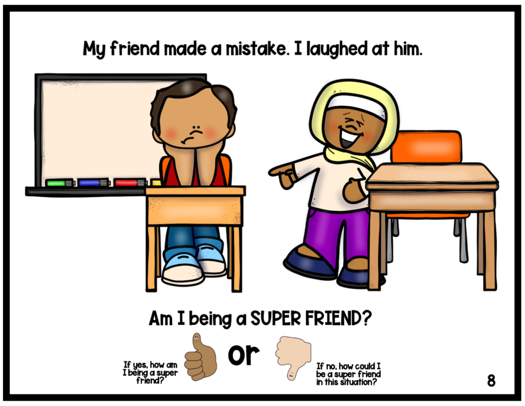 Social Emotional Learning Lesson On Being A Super Friend! - Annie's ...