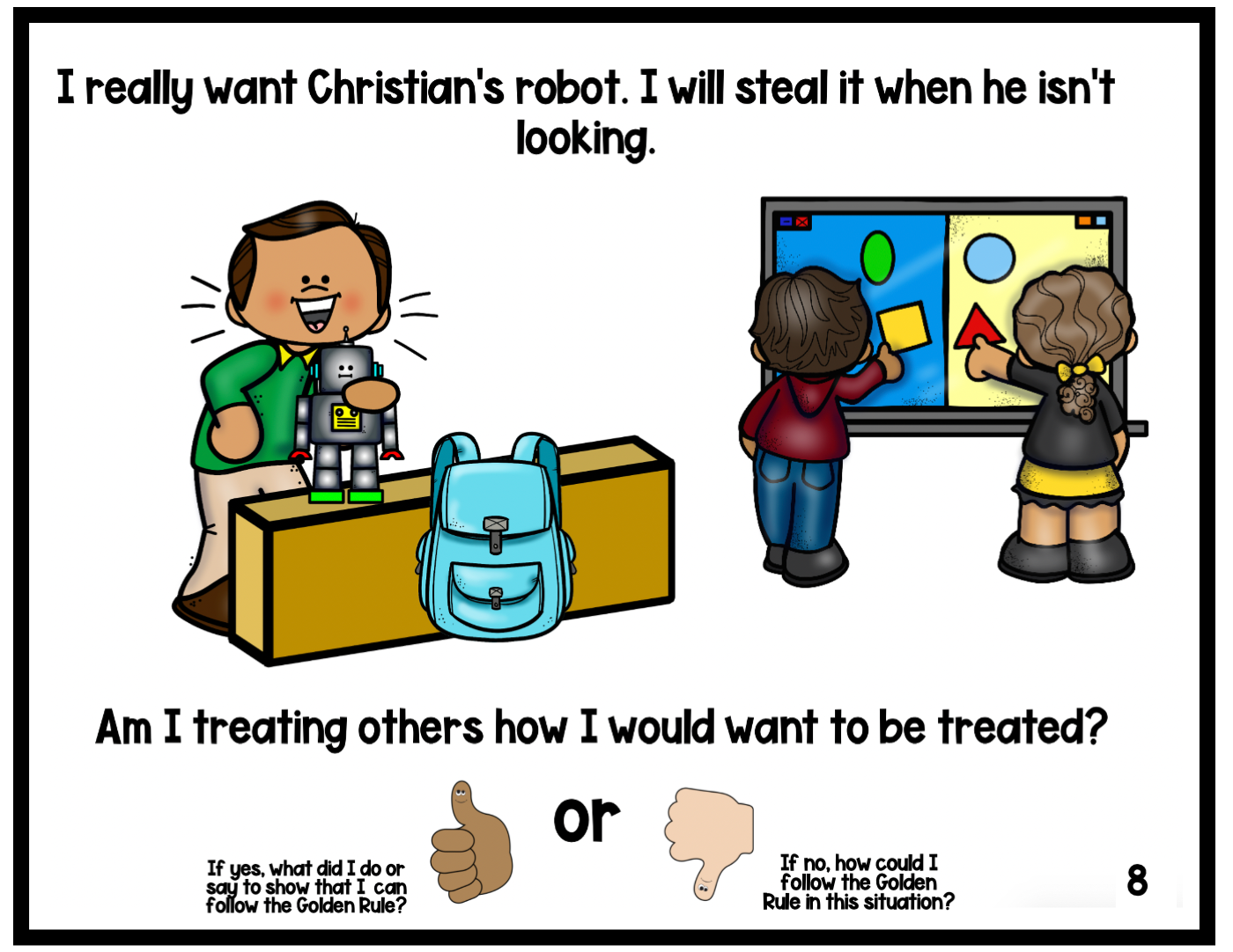 The Golden Rule Social Skills Lesson For Children - Annie's Classroom