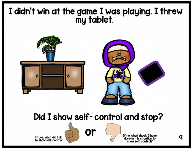 Self-Control Social Emotional Learning Lesson & Activities - Annie's ...