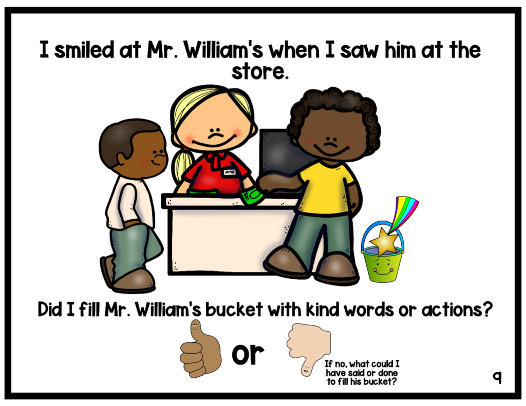 Social Emotional Learning Lesson On Being A Bucket Filler - Annie's ...