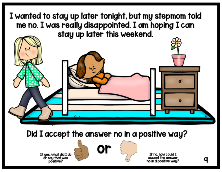 Accepting The Answer No Social Emotional Learning Lesson - Annie's ...