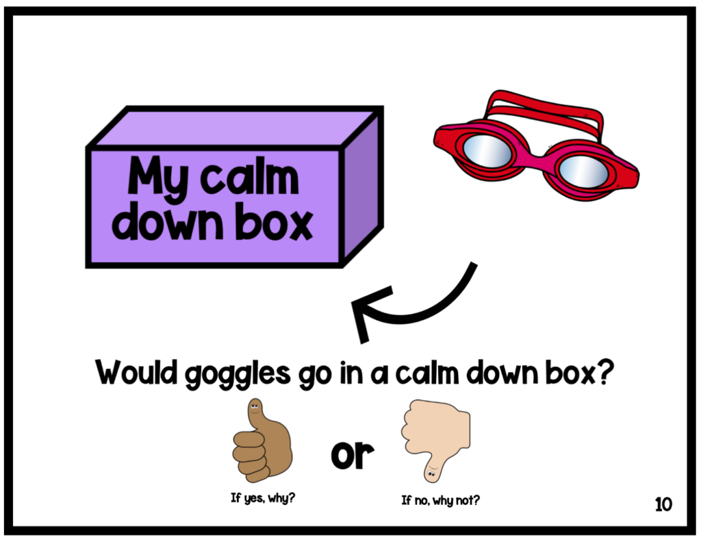 Social Emotional Learning Lesson On Making A Calm Down Box for Self ...