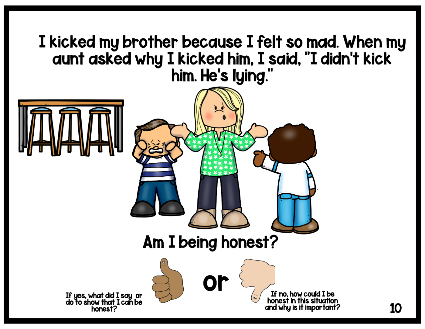 Social Emotional Learning Lesson On Honesty - Annie's Classroom
