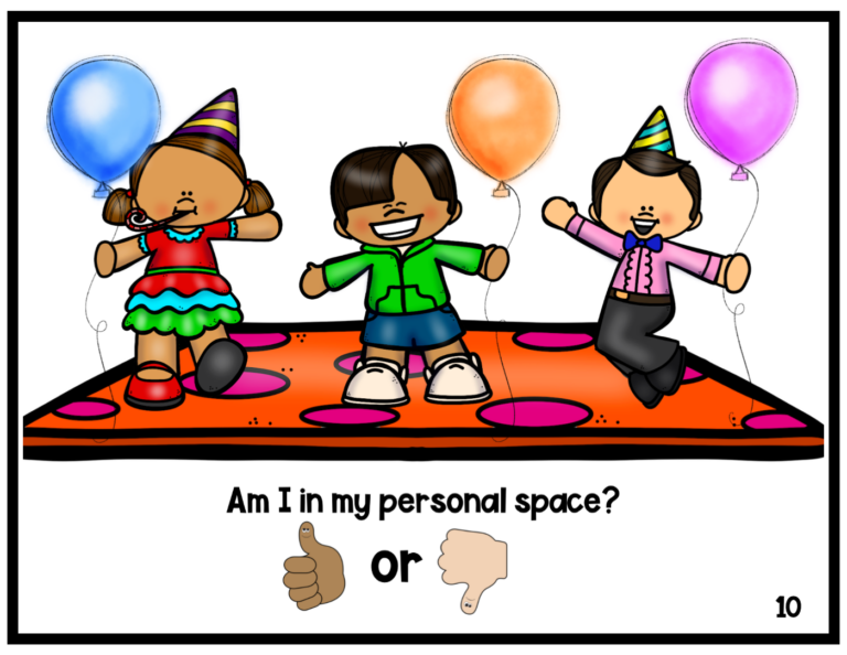 Personal Space Social Emotional Learning Lesson - Annie's Classroom