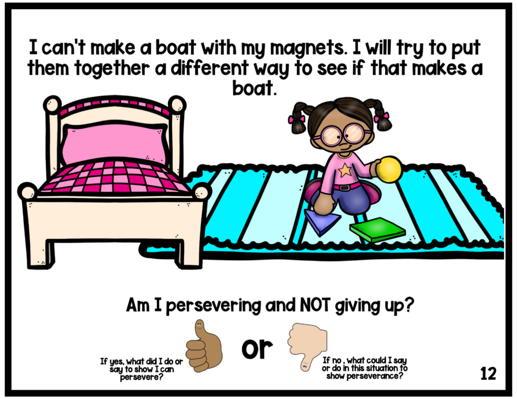 Perseverance Social Emotional Lesson For Children - Annie's Classroom