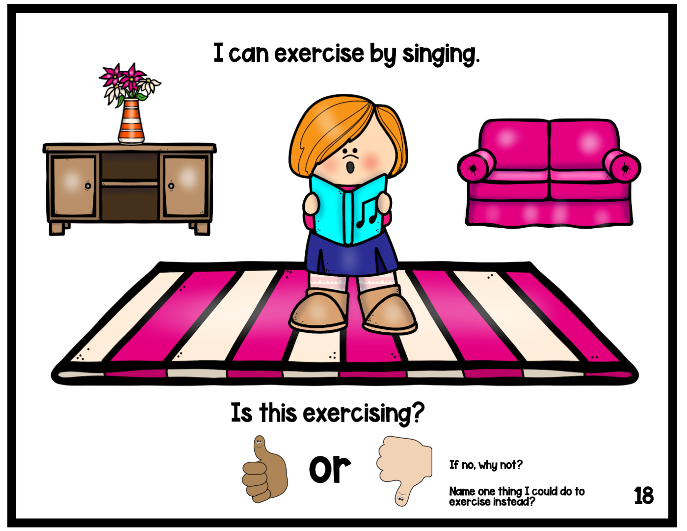 Social Emotional Learning Lesson On Exercise & Fitness - Annie's Classroom