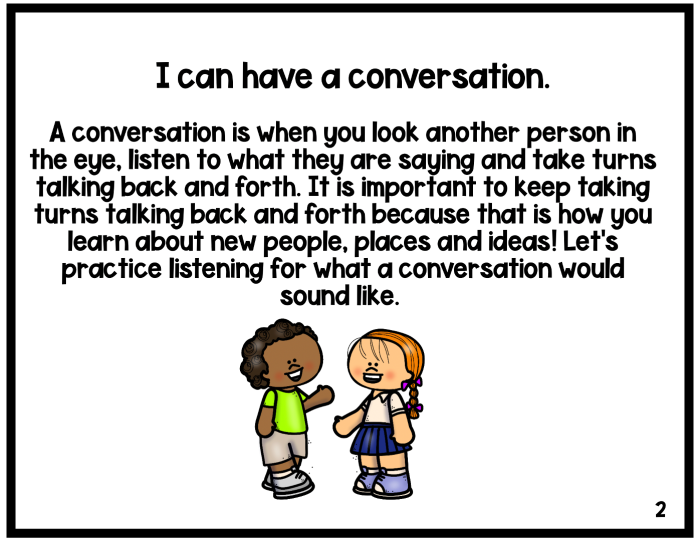 Social Emotional Learning & Social Skills Lesson On Having A ...