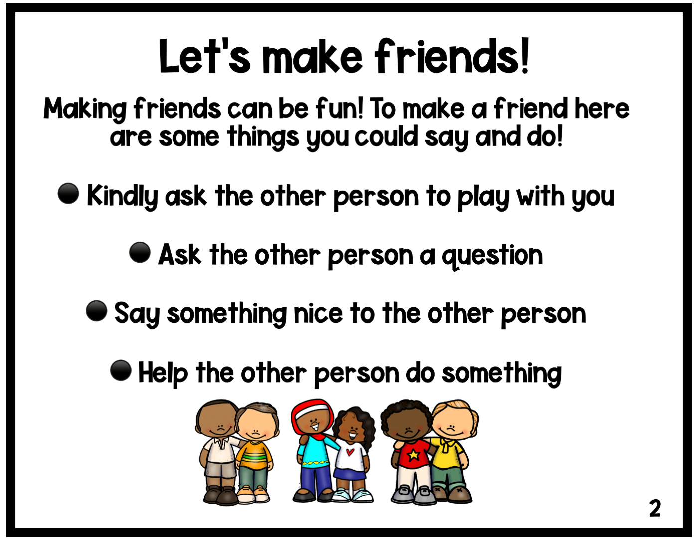 Making Friends Social Emotional Learning & Social Skills Lesson - Annie ...