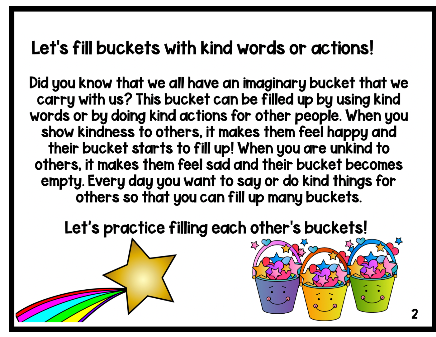 Social Emotional Learning Lesson On Being A Bucket Filler - Annie's ...