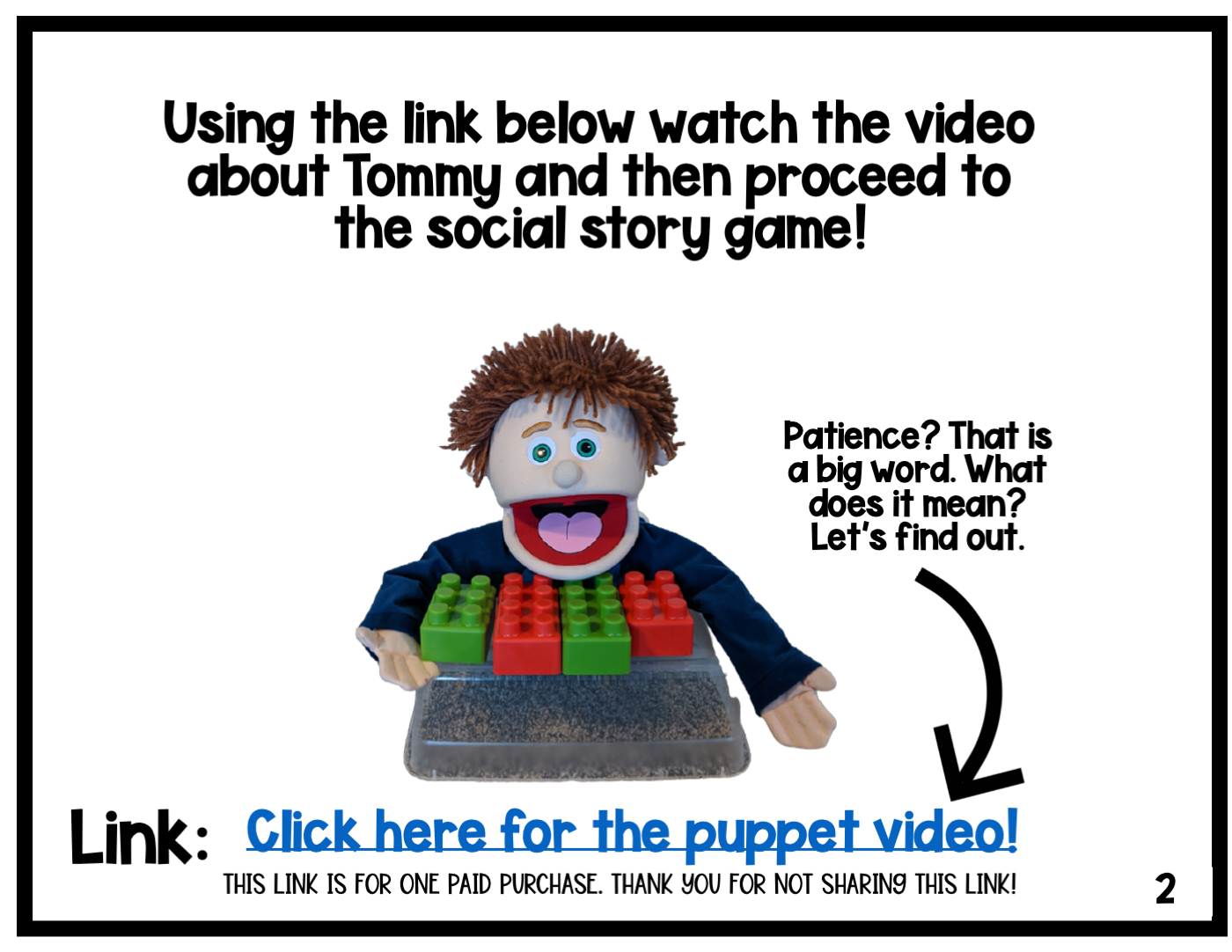 Social Emotional Learning Lesson On Patience - Annie's Classroom