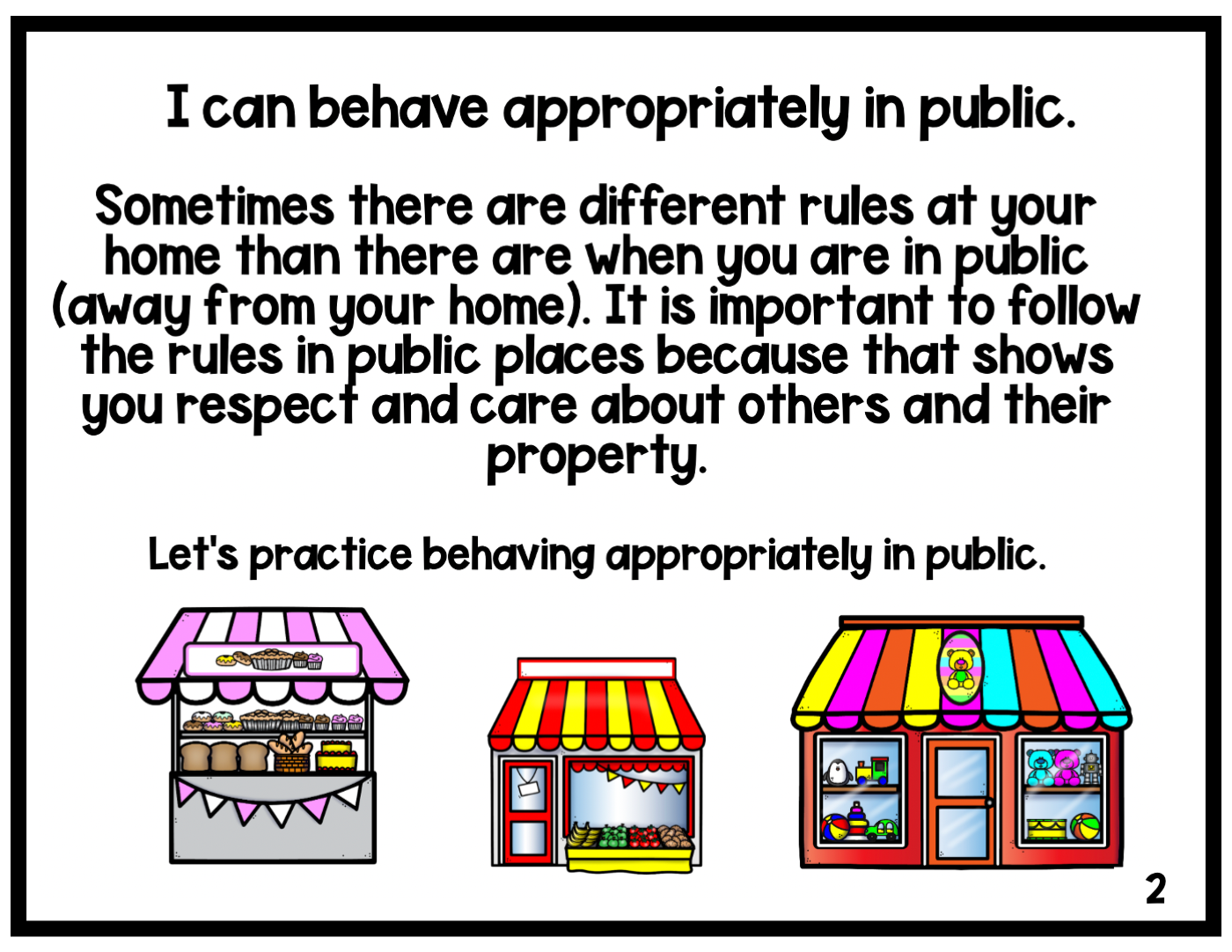 Behavior Management In Public Places Social Emotional Lesson - Annie's ...