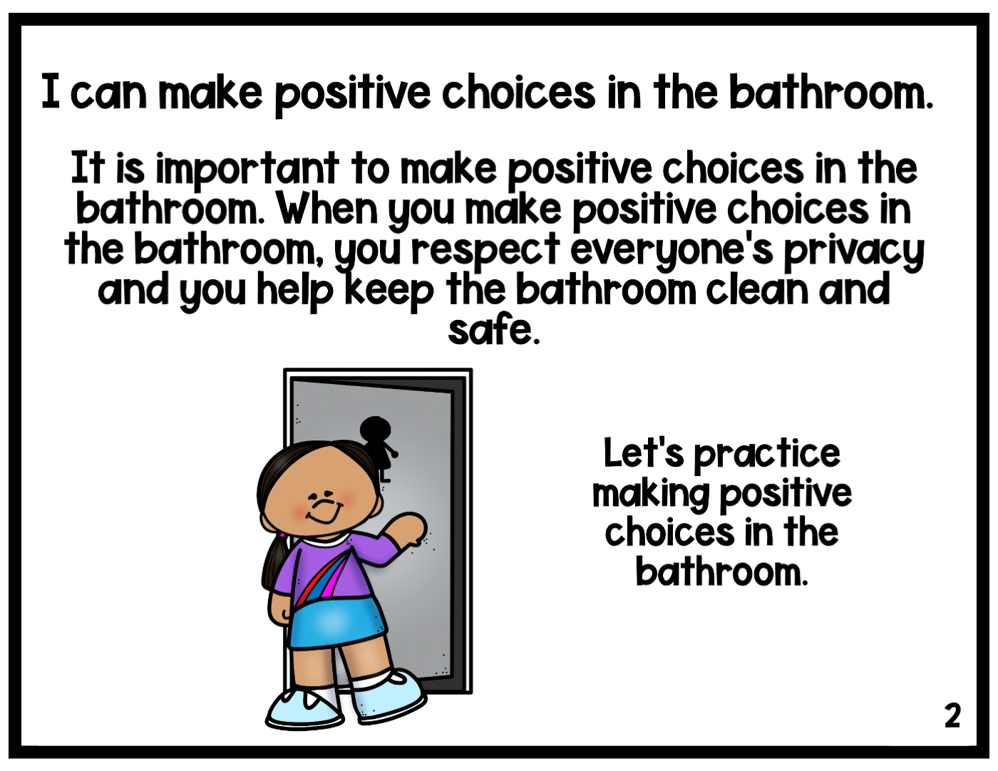 Bathroom Behavior Social Emotional Learning Lesson - Annie's Classroom