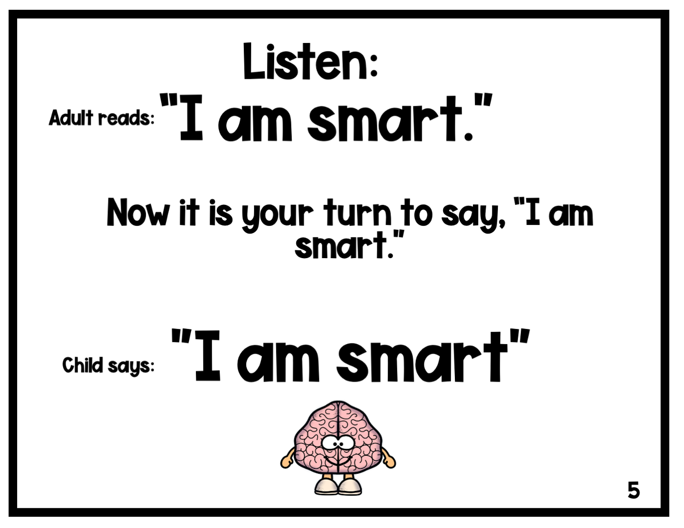 Affirmations & Positive Self-Talk Social Emotional Learning Lesson ...