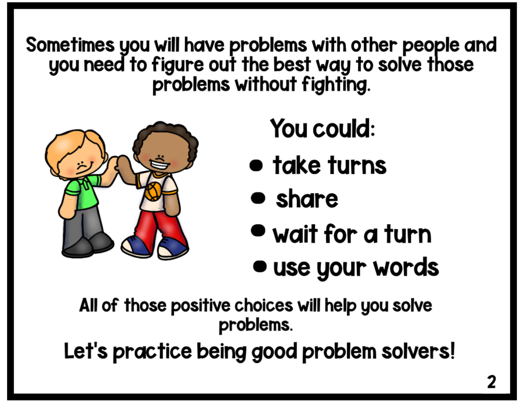 Problem Solving & Conflict Resolution Social Emotional Learning ...