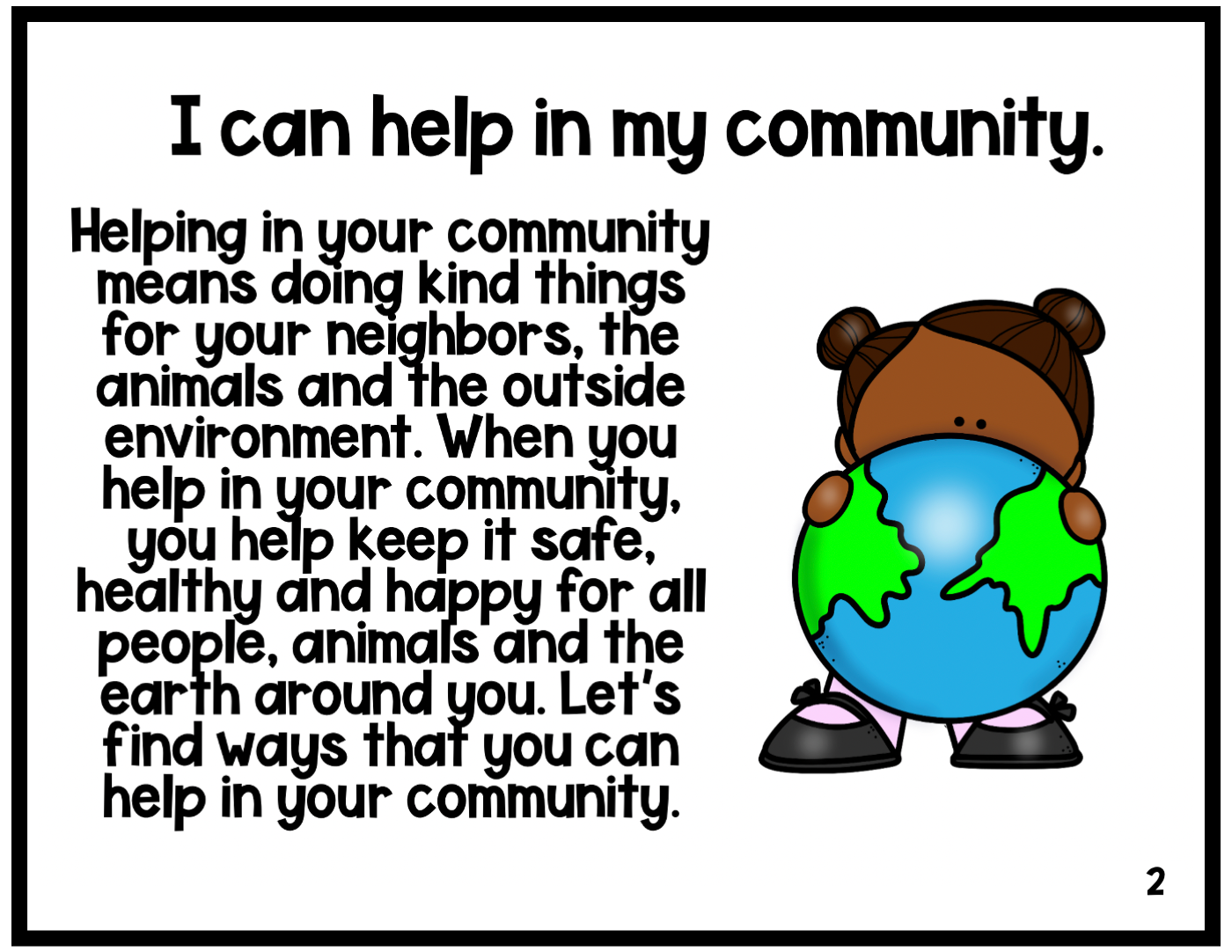 Helping In Your Community Social Emotional Learning Lesson - Annie's ...