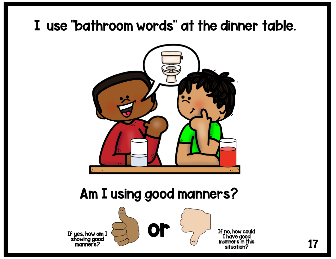 Using Good Manners Social Skills Lesson For Kids - Annie's Classroom