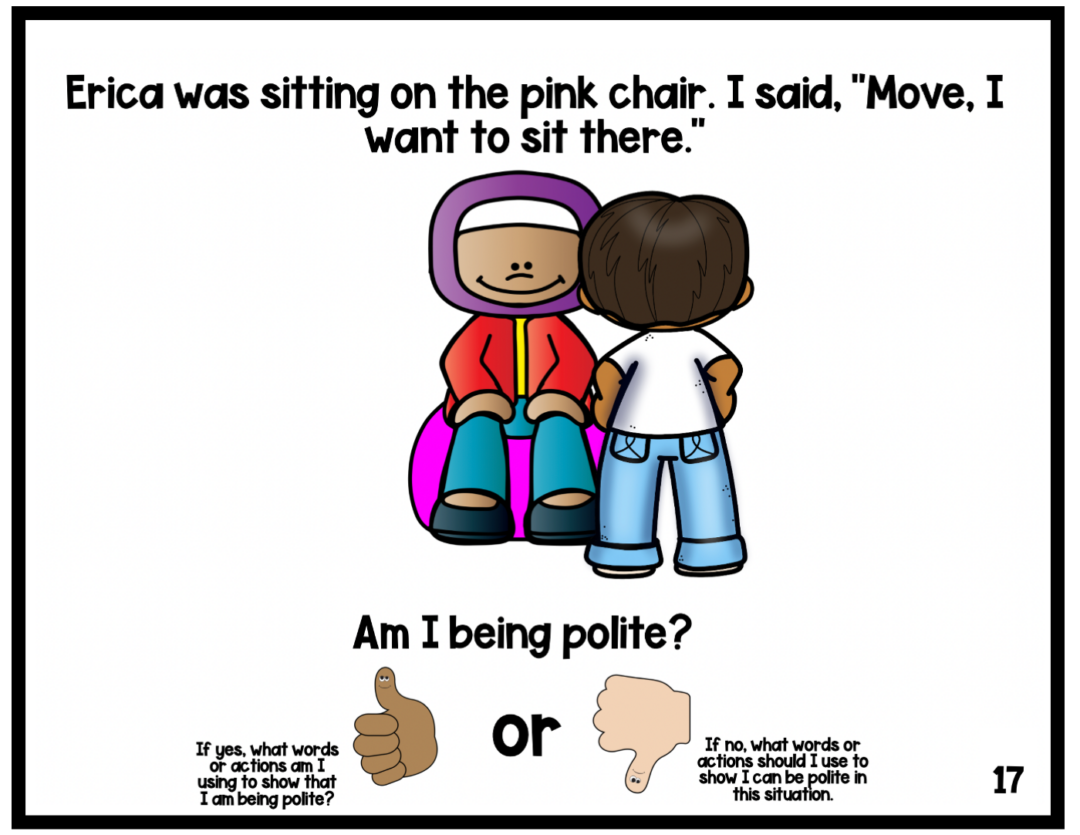 Using Good Manners & Being Polite Social Emotional Learning Lesson For ...