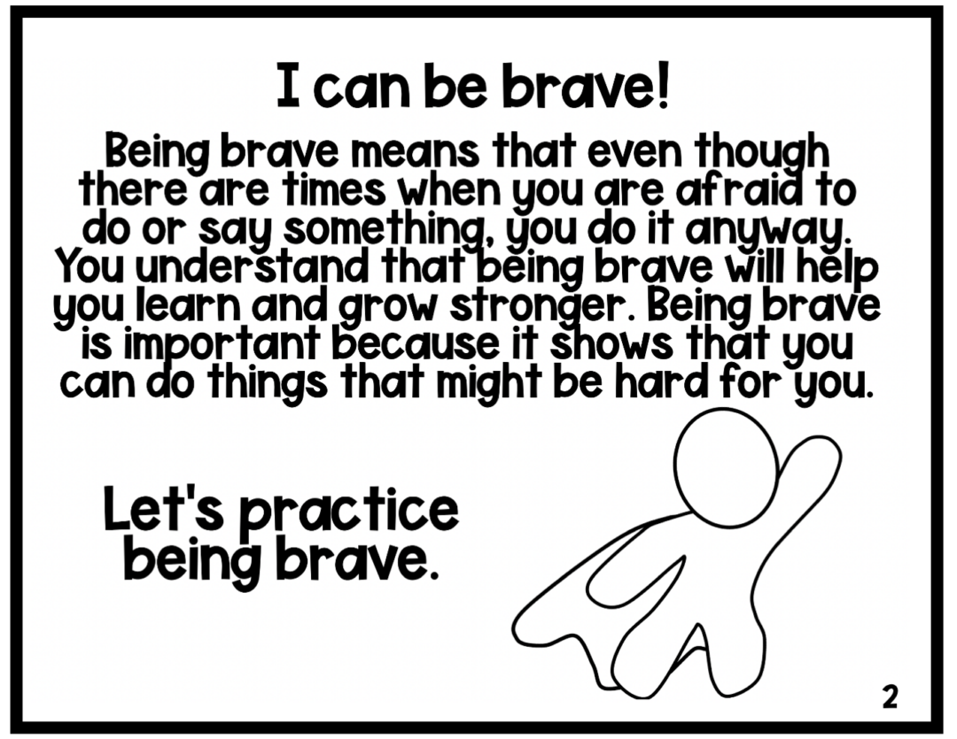 Bravery Social Emotional Learning Lesson - Annie's Classroom