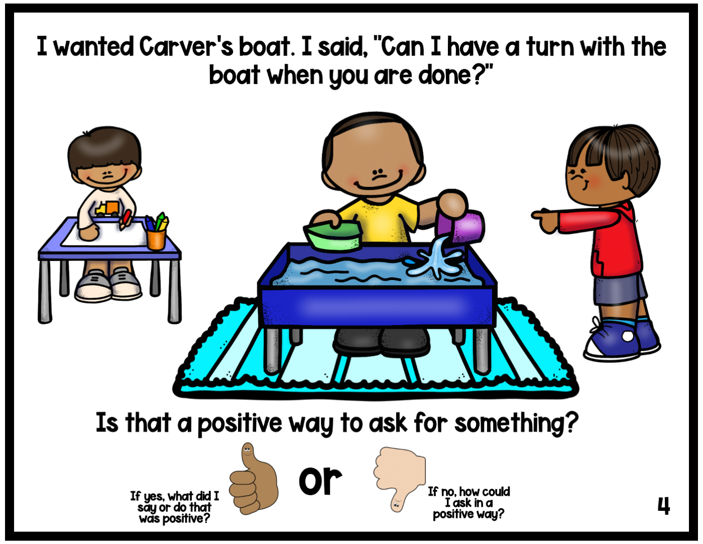 Asking In A Positive Way | Social Skills Lesson For Children - Annie's ...