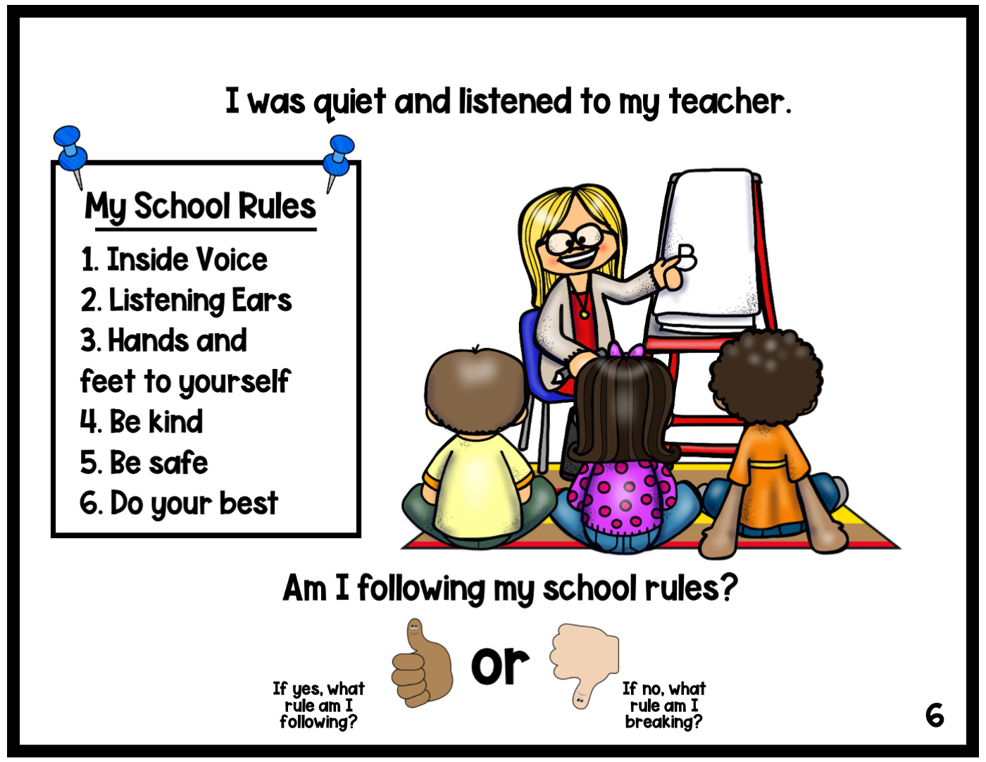 Following The School Rules | Social Emotional Learning Lesson - Annie's Classroom