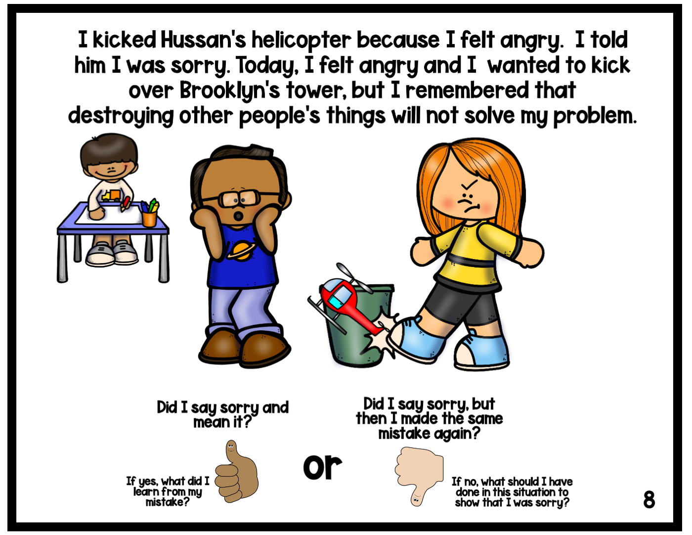 Apologizing Social Skills Lesson - Annie's Classroom