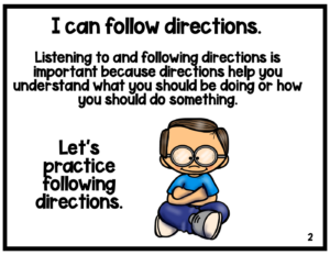Following 2-Step Directions Lesson For Children - Annie's Classroom