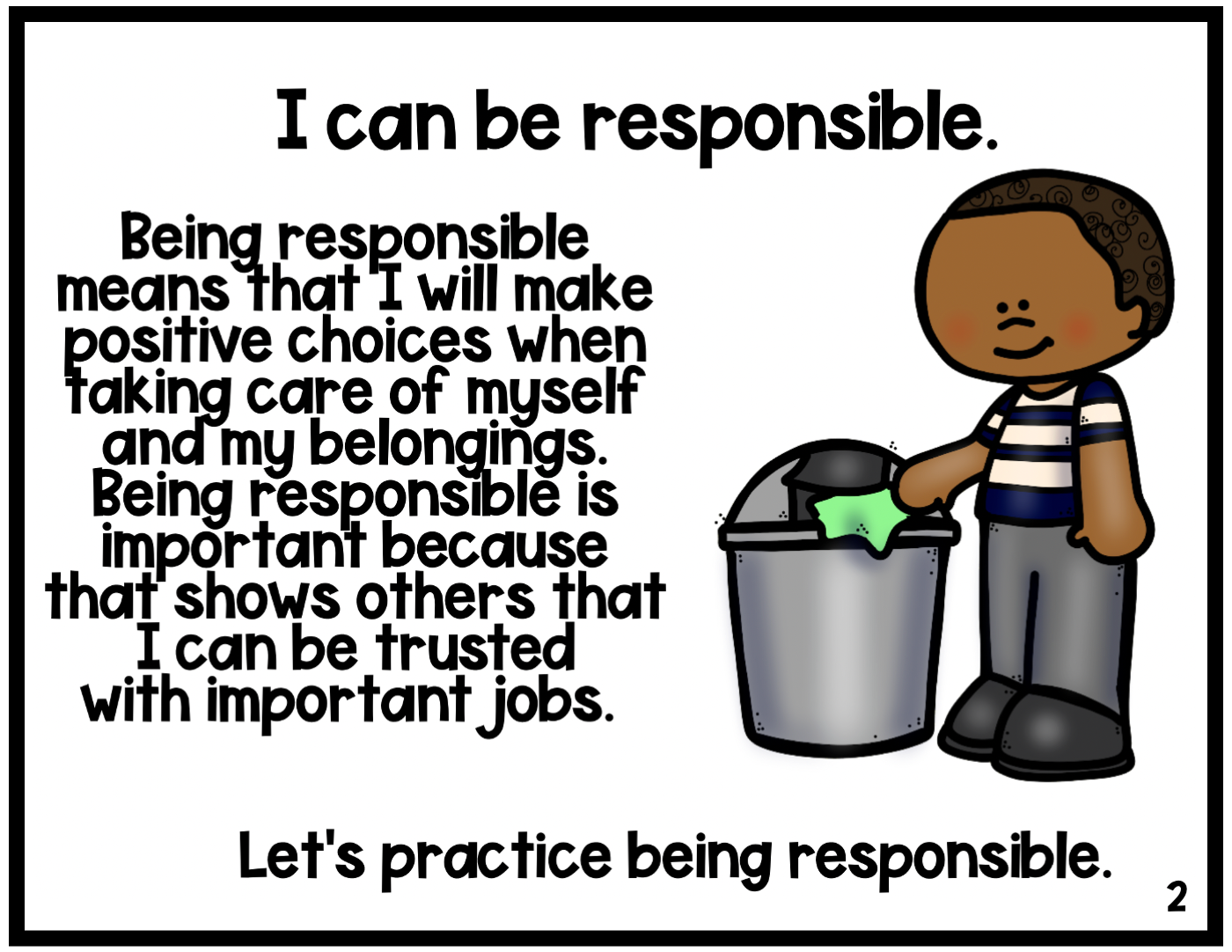 Responsible Decisions | Social Emotional Learning Lesson - Annie's ...