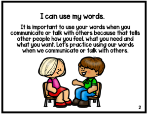 I Can Use My Words | Social Emotional Learning Lesson - Annie's Classroom